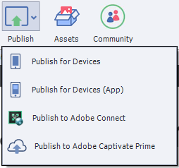 How to preview and publish responsive projects in Adobe Captivate Classic
